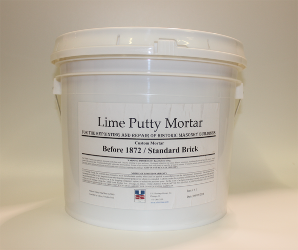 Heritage Lime Putty Mortar – Type L | US Heritage Group