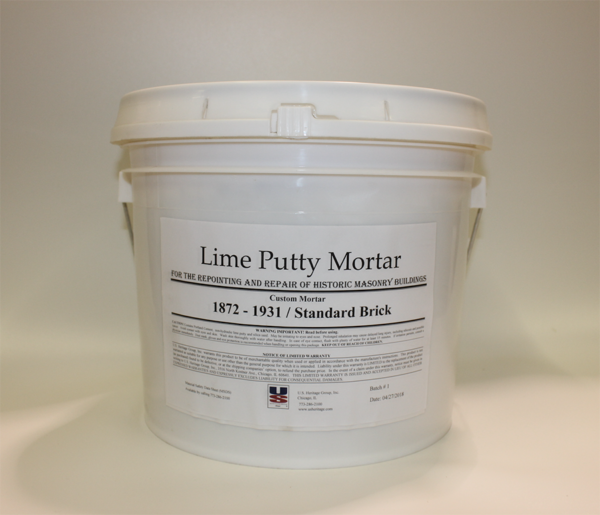 Heritage Lime Putty Mortar – Type N | US Heritage Group