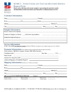 USHG – Stone Color and Texture Matching Service – REQUEST FORM | US ...