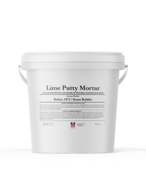 Heritage Lime Putty Mortar – Type N | US Heritage Group