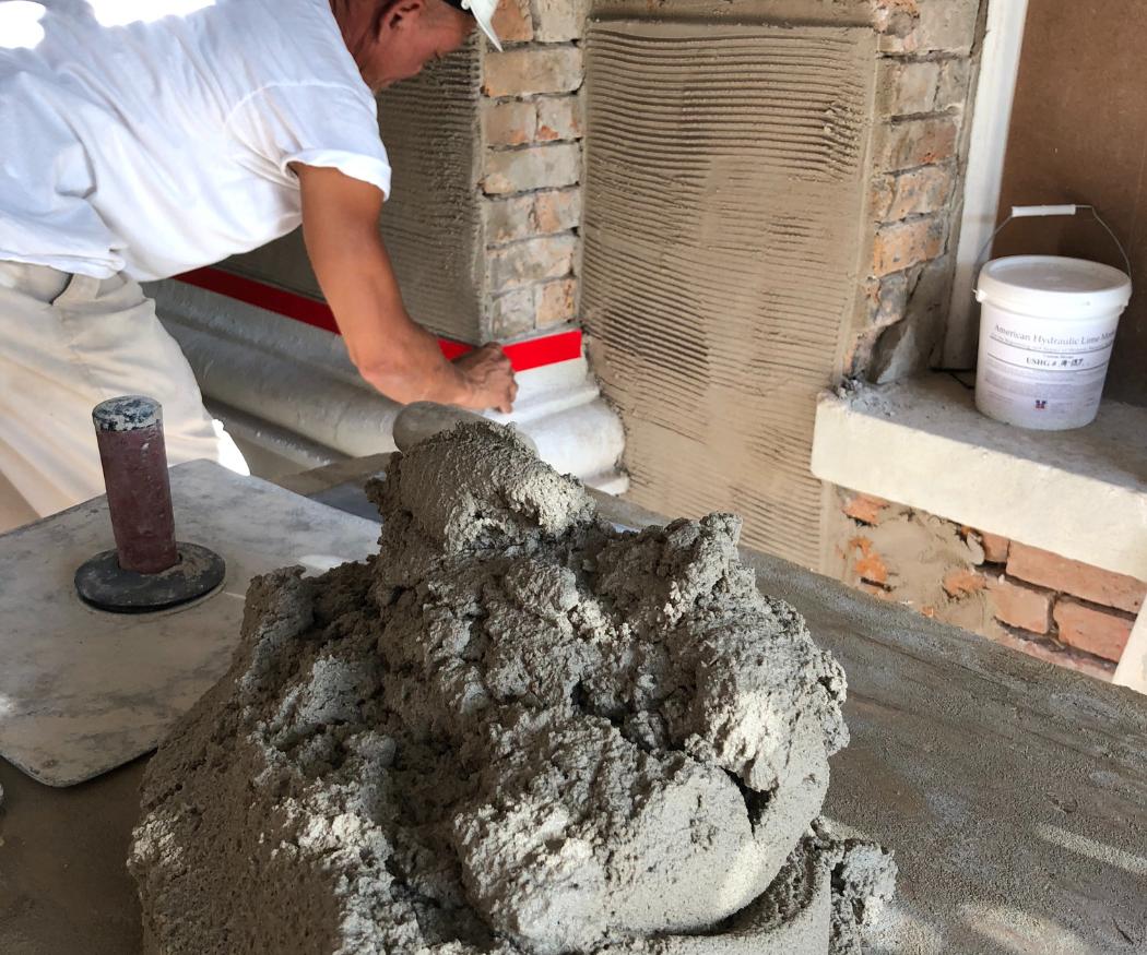Lime Plaster Restoration & Application Training | US Heritage Group