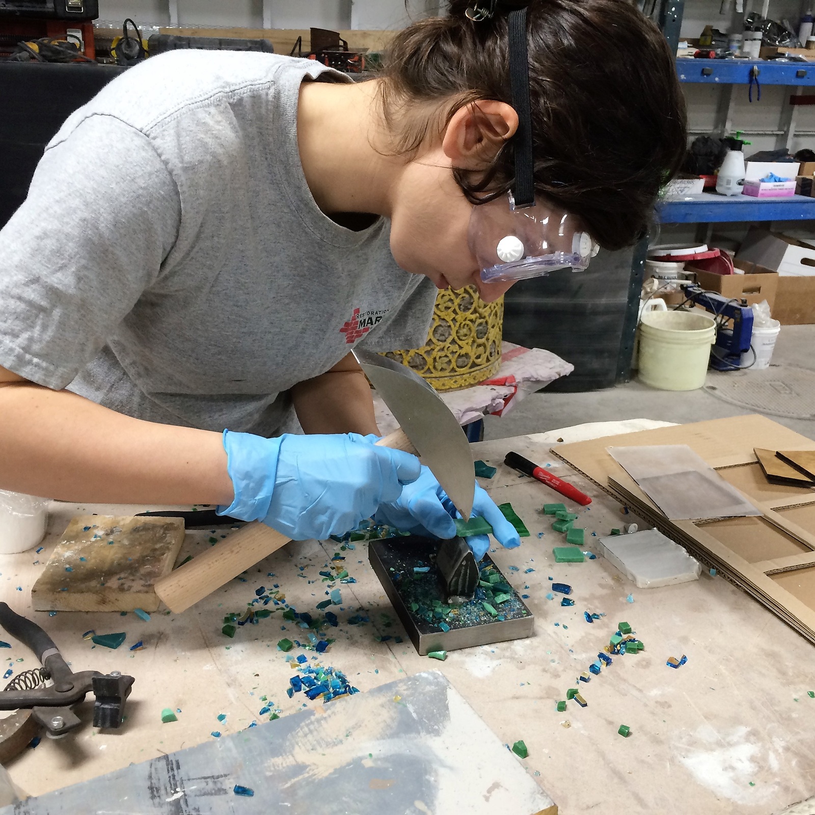 Mosaic Restoration Training | US Heritage Group